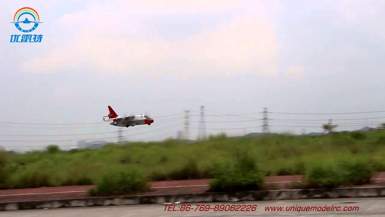 VTOL XC-142 Flight Video from Unique Model - YouTube