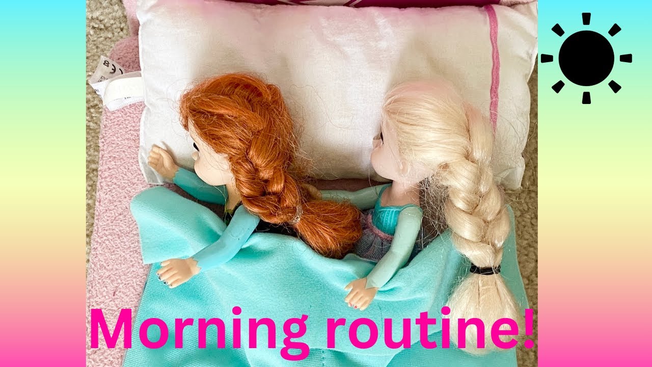 Saturday morning routine! Nightmare-Elsita and Anita dolls-frozen ...