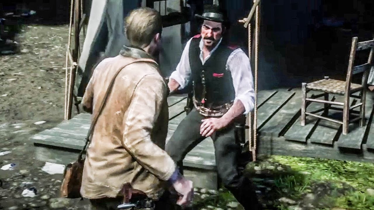 RDR2 Arthur & Dutch / Same Dialogue / I Gave You All I Had - Red Dead ...