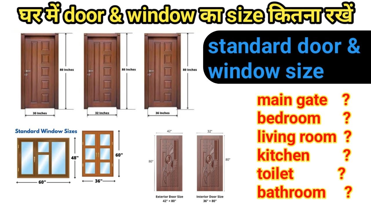 Standard Door And Window Size For Residential Building Standard Door standard-door-and-window-size-for-residential-building-standard-door