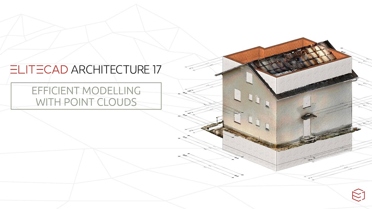 ELITECAD Architecture 17 | Efficient modelling with point clouds - YouTube