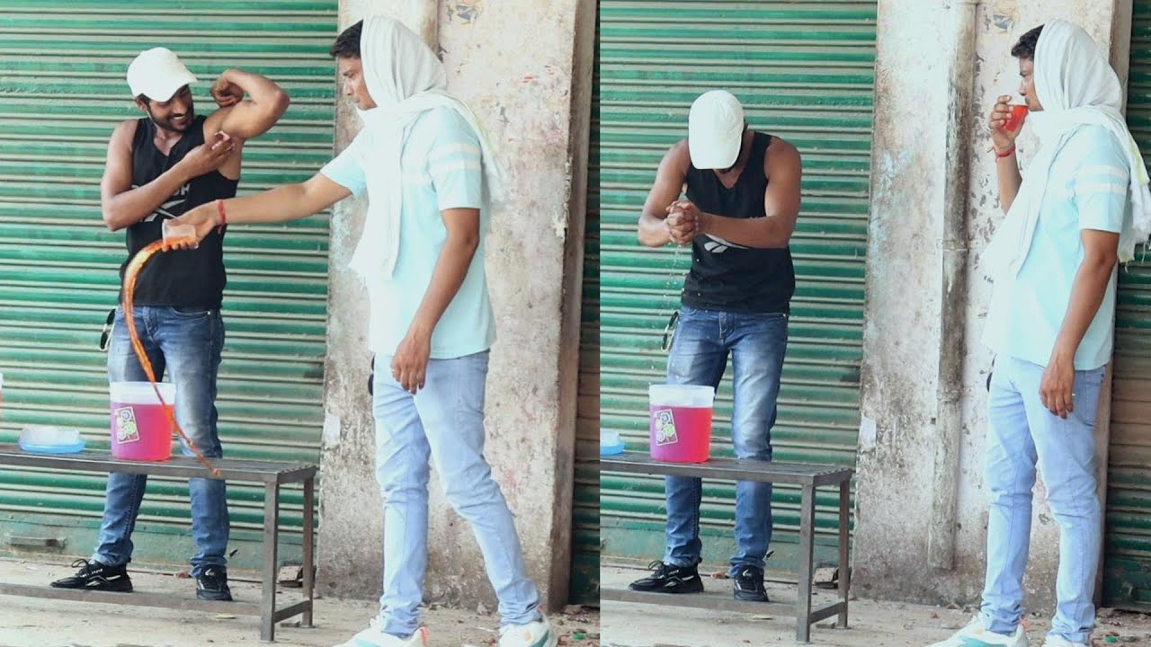 Fake Melon Juice Prank Funny Video Teddybaba Youtube