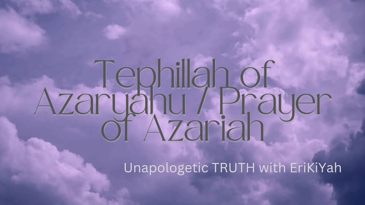 Tephillah Azaryahu/Prayer of Azariah - YouTube