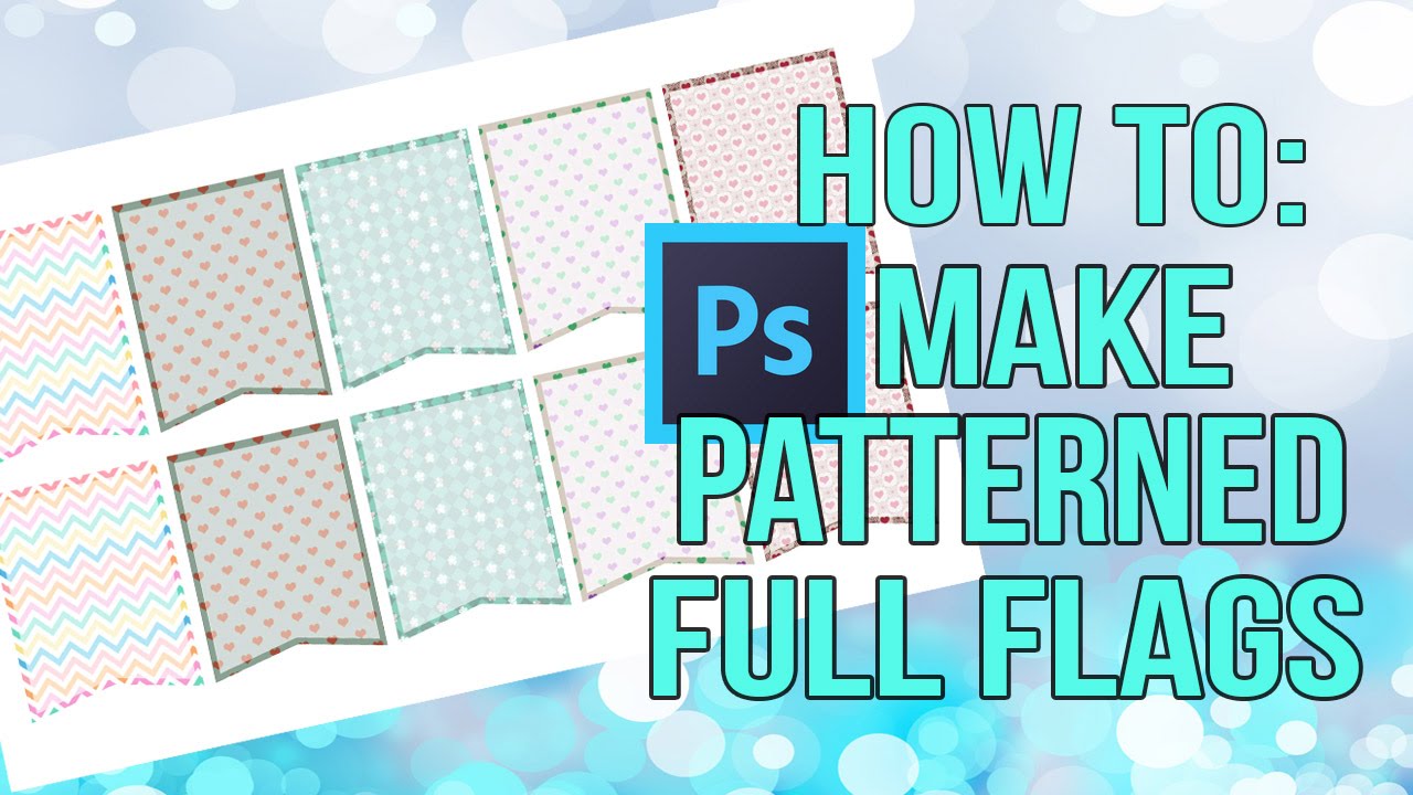 How To Make Patterned Full Flags How To Make Stickers DIY STICKERS ...