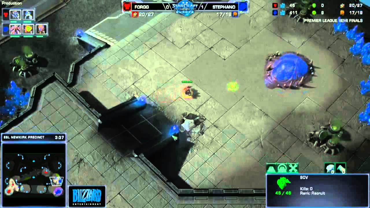 Stephano vs ForGG Game 2 - WCS Starcraft 2 - YouTube