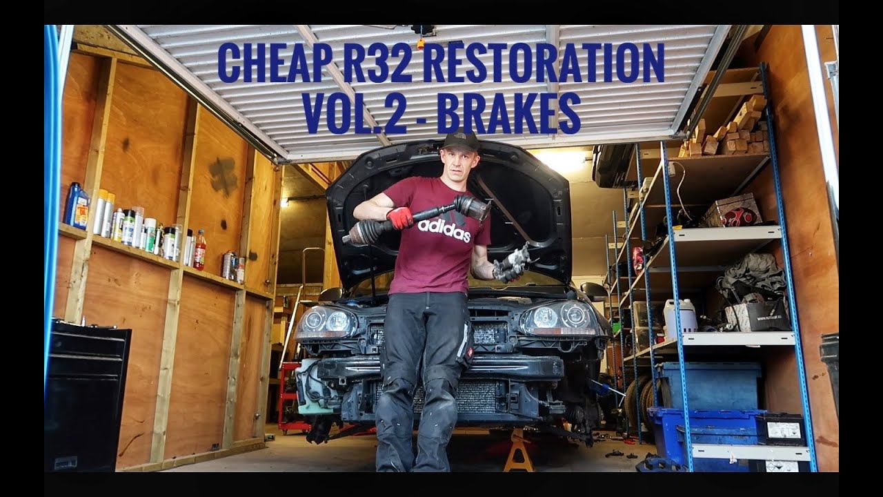 Cheap R32 restoration project Ep.2 - Brake removal. - YouTube
