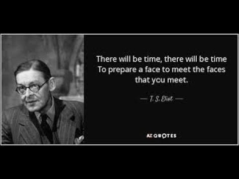 TS Eliot The Love Song of J. Alfred Prufrock (part 2) - YouTube