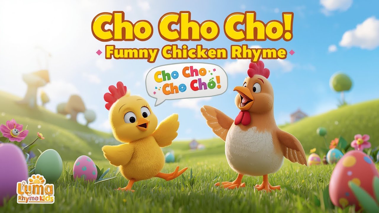 Cho Cho Cho 🐣 Funny Chicken Rhyme for Kids | Meri Morgi Ne Diya Anda 🥚 ...
