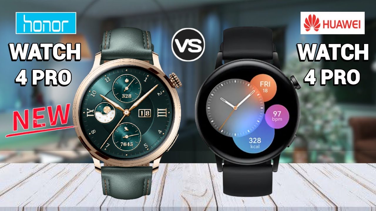 Honor Watch 4 Pro VS Huawei Watch 4 Pro Detailed Comparison - YouTube