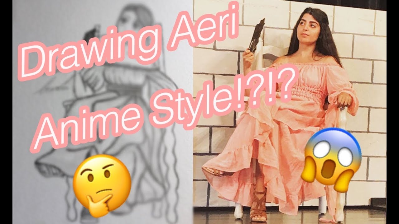 Drawing Aeri Anime Style!?!? - YouTube