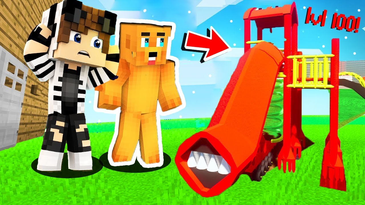 ŠKOLKA V MINECRAFT DĚTI SEŽRAL DĚSIVÝ SCP EXTRA SLIDE! - MINECRAFT 3 ...