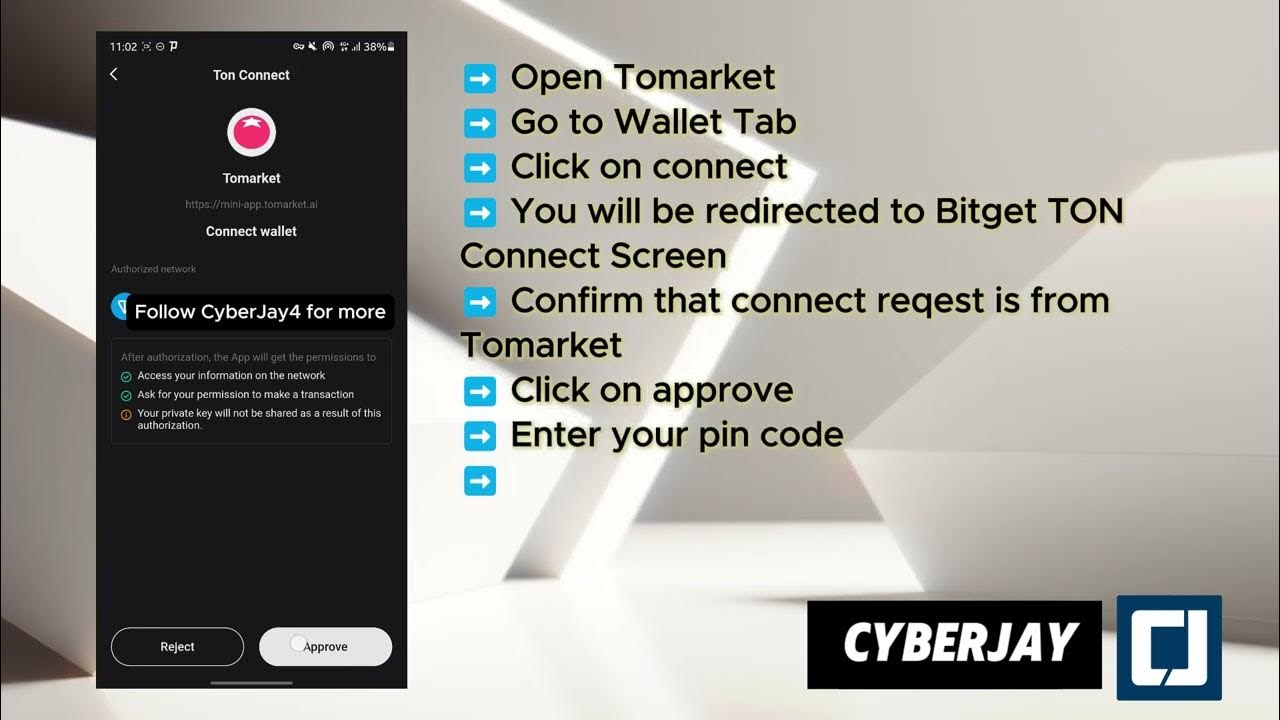 Tomarket | How to connect your Bitget wallet | TONConnect - YouTube