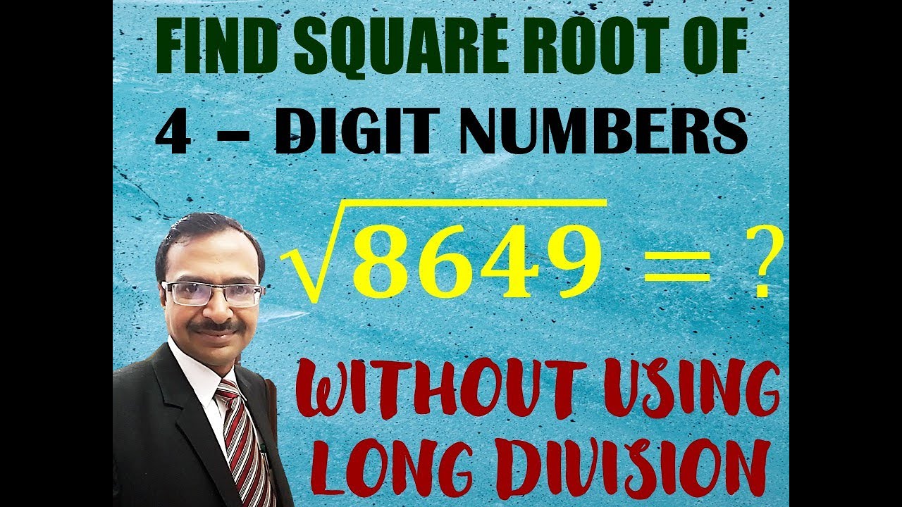 Trick 444 - Square Root of 4-Digit Numbers in 5 Seconds - YouTube