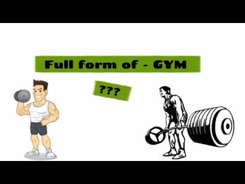 FULL FORM OF GYM |💪 - YouTube
