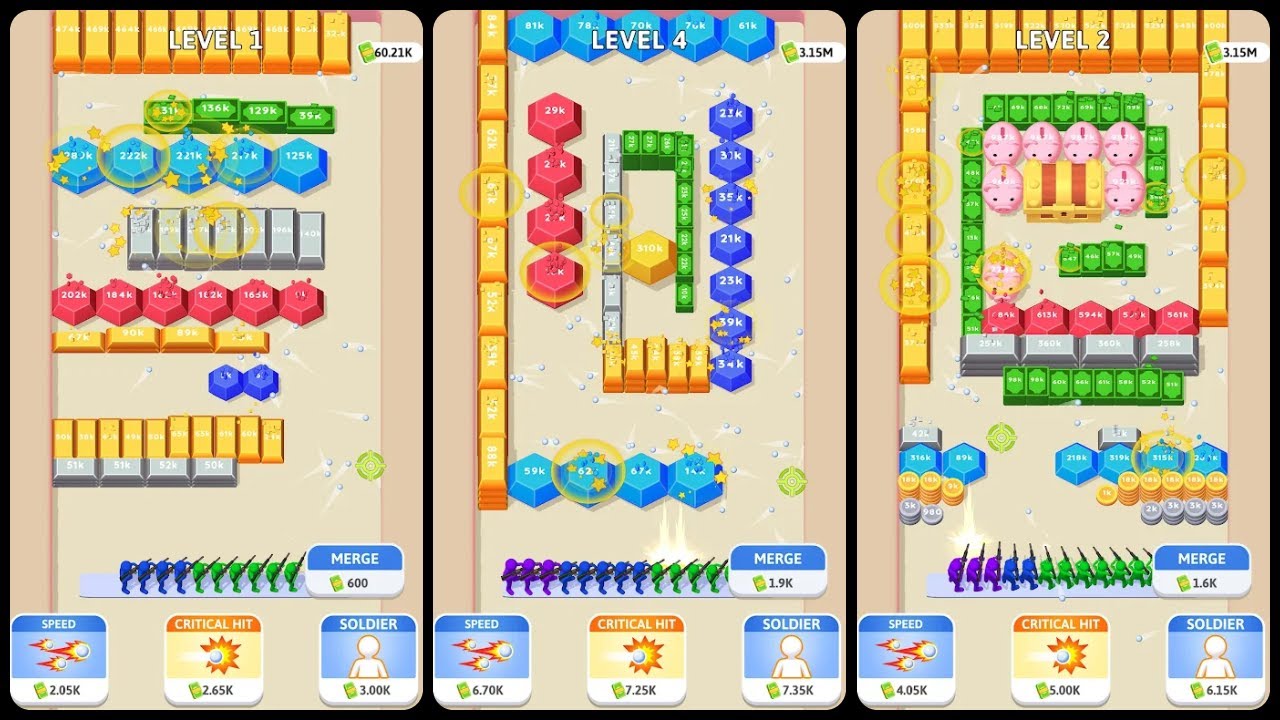 Idle Money Shooter Mobile Gameplay Android - YouTube