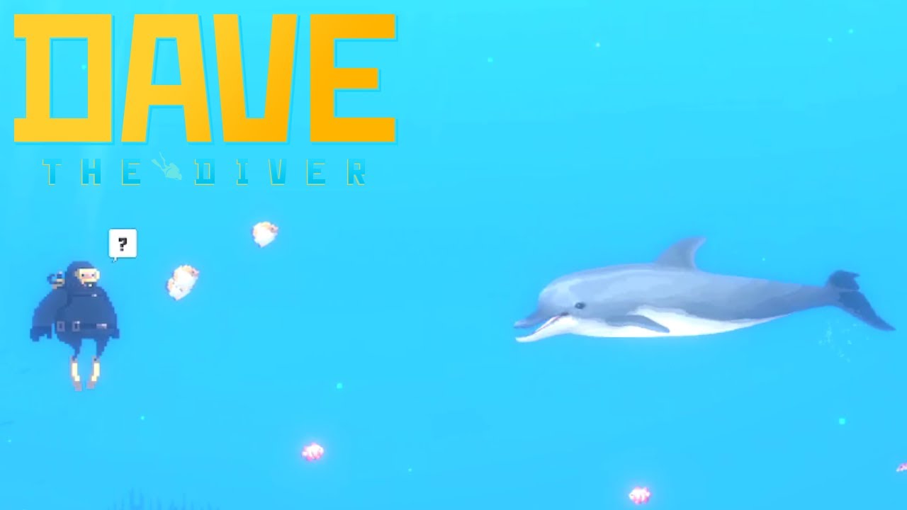 Dolphin in trouble & Dave The Diver enhance fish #5 - YouTube