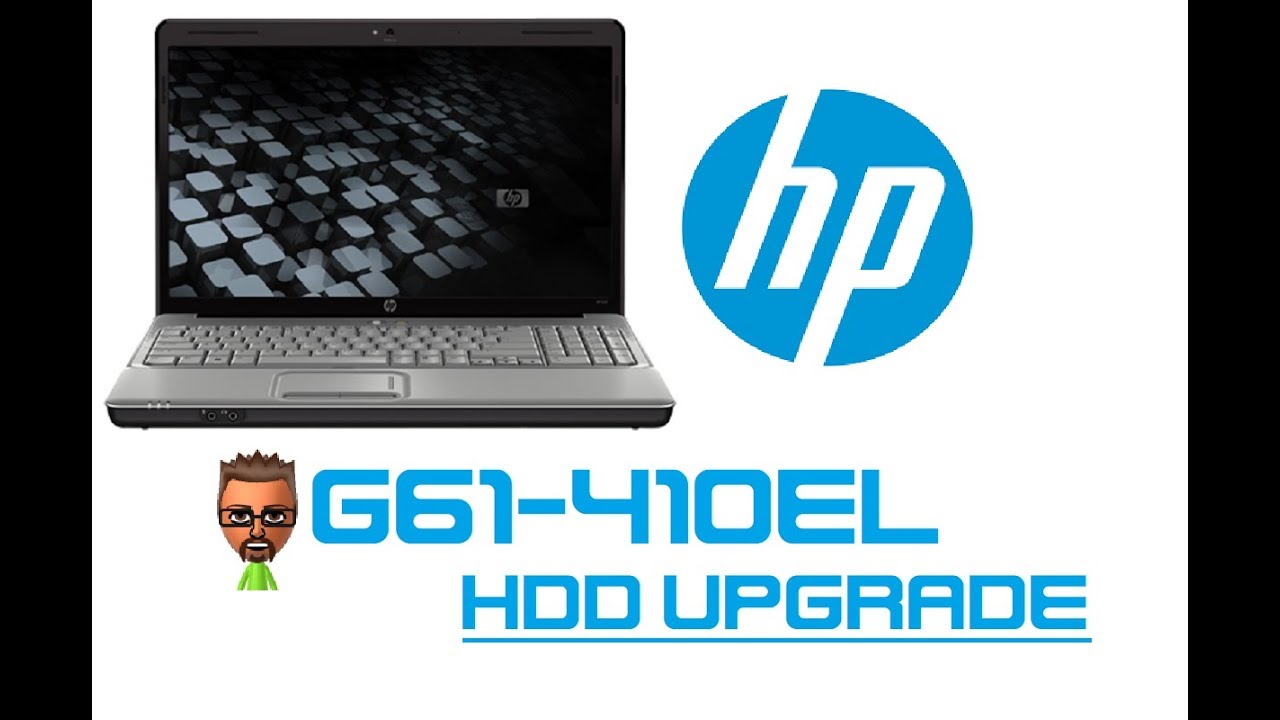 HP G61-410EL HDD Upgrade - YouTube