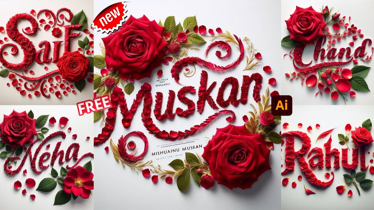 Name Art Photo Editing | Beautiful Name Photo Editing | Ai Photo ...
