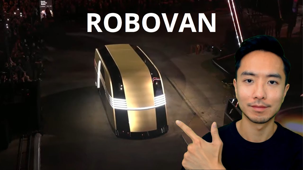 Tesla Robovan Reveal from We Robot Event! - YouTube