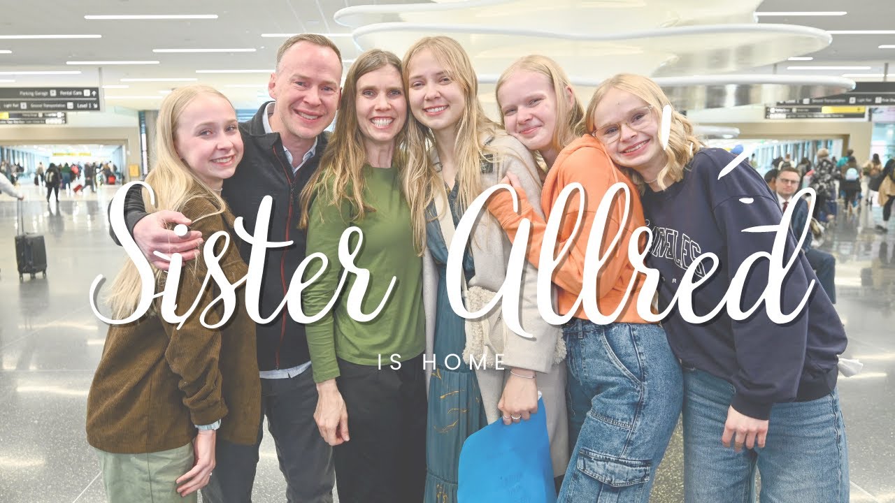 Sister Anna Allred is home! - YouTube
