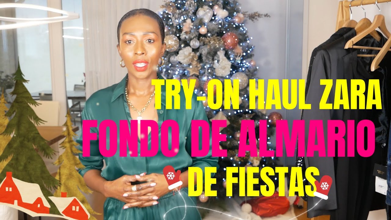TRY-ON HAUL ZARA/ PRENDAS FONDO DE ALMARIO NAVIDAD/ Isabel Cristina ...