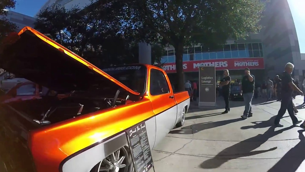 Chevy Truck Square Body SEMA Motorcycle - YouTube