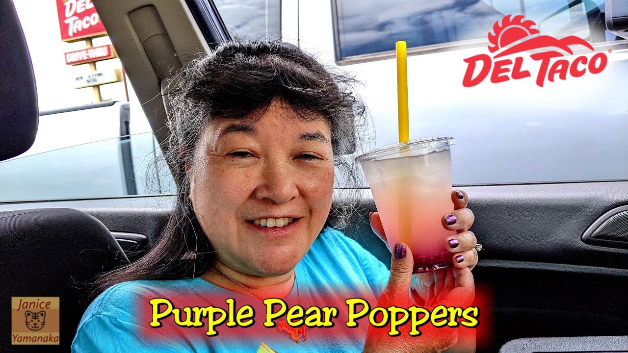 NEW: Purple Pear Poppers with Zero Sugar Lemonade at Del Taco ...