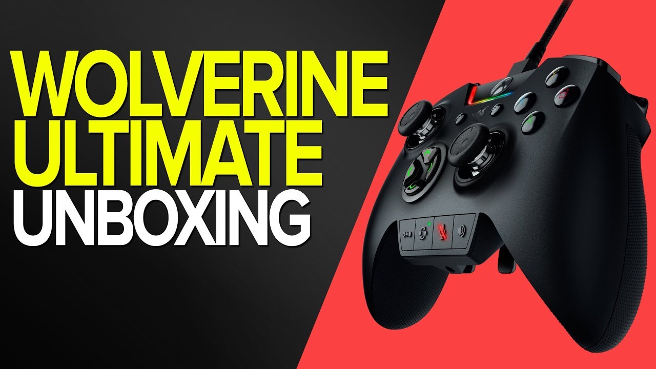 RAZER WOLVERINE UNBOXING - NOVO COMANDO PARA XBOX ONE E W10 - YouTube