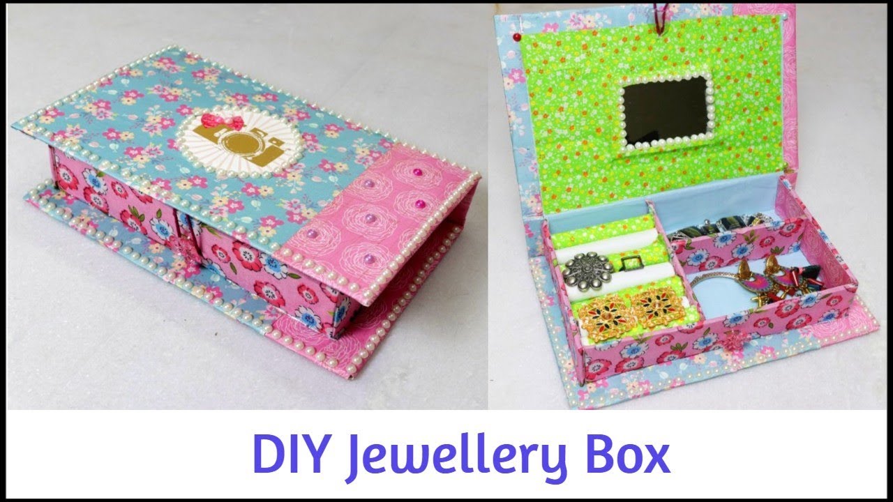 Diy Cardboard Jewelry Organizer
