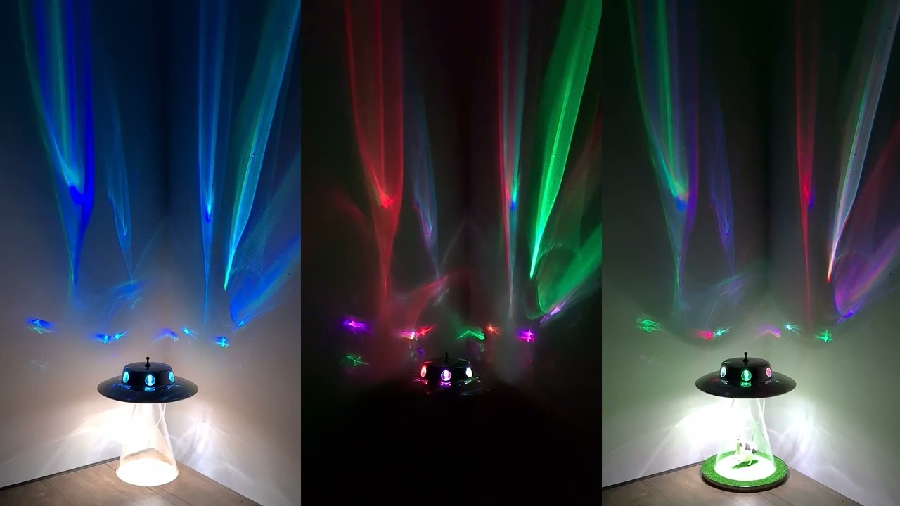 Alien Abduction Lamp Light Cycles - YouTube