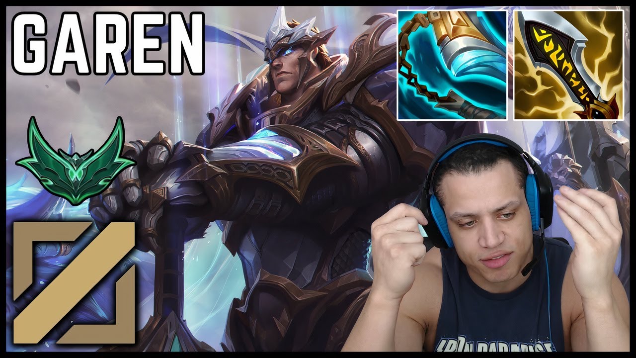🌀 Tyler1 THIS CHAMP IS BRAINDEAD EASY | Garen Mid Full Gameplay ...