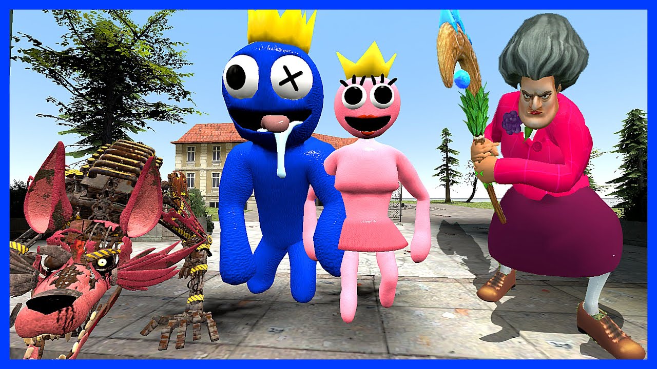 RAINBOW FRIENDS PINK GIRL RAINBOW FRIENDS BLU RAINBOW FRIENDS BLU FROM ...