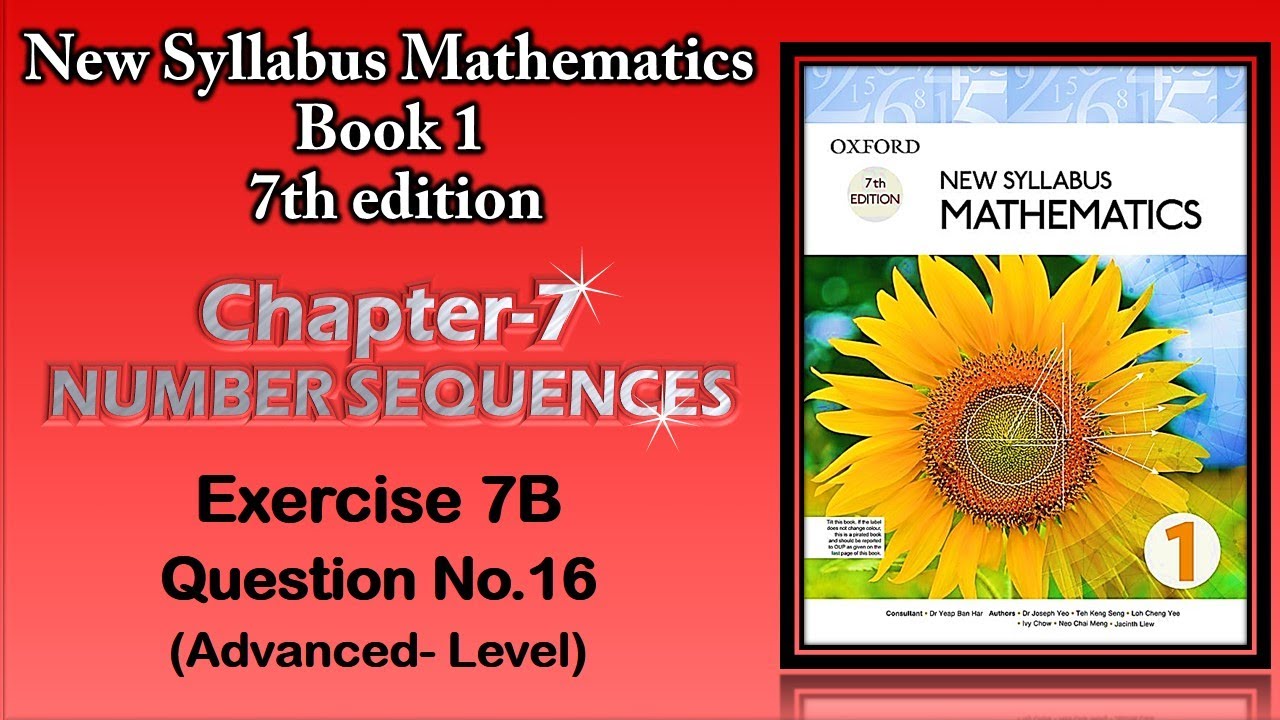TUTOR ONLINE OXFORD D1 NEW SYLLABUS MATHEMATICS BOOK 1 7TH EDITION CH07 ...