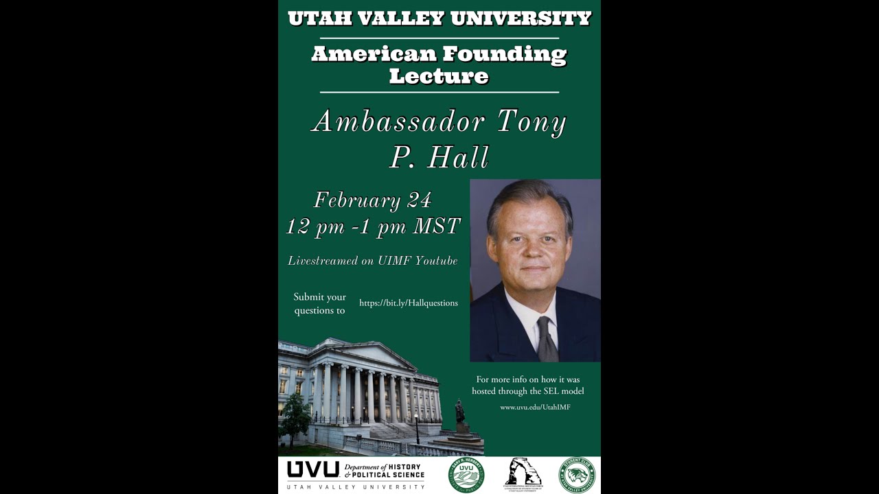 American Heritage - Former Ambassador Tony Hall - YouTube