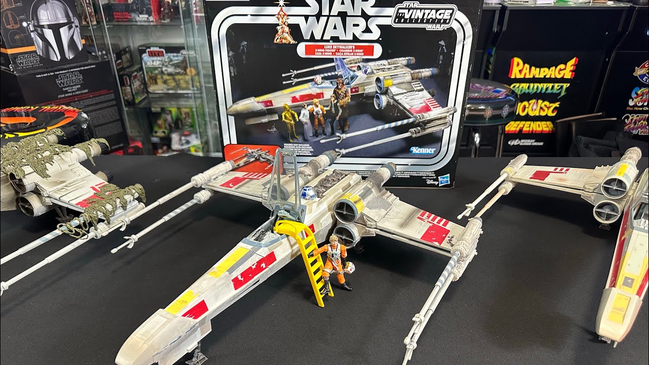 Hasbro the vintage collection Luke Skywalker xwing fighter tru ...
