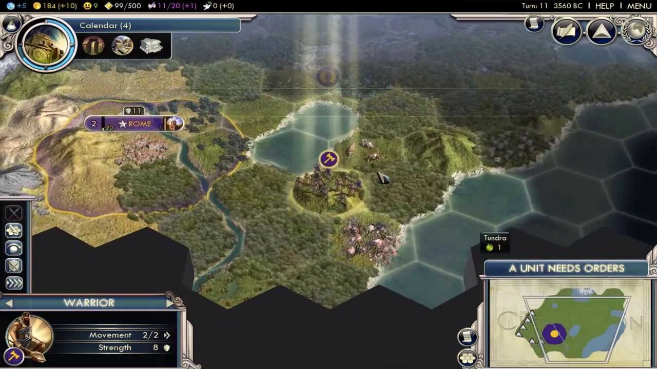 Let's Play Civ 5 Gods and Kings as Rome! Episode 1 - YouTube