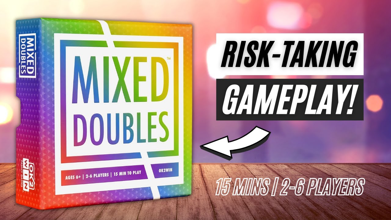 Mixed Doubles Dice & Card Game REVIEW - YouTube