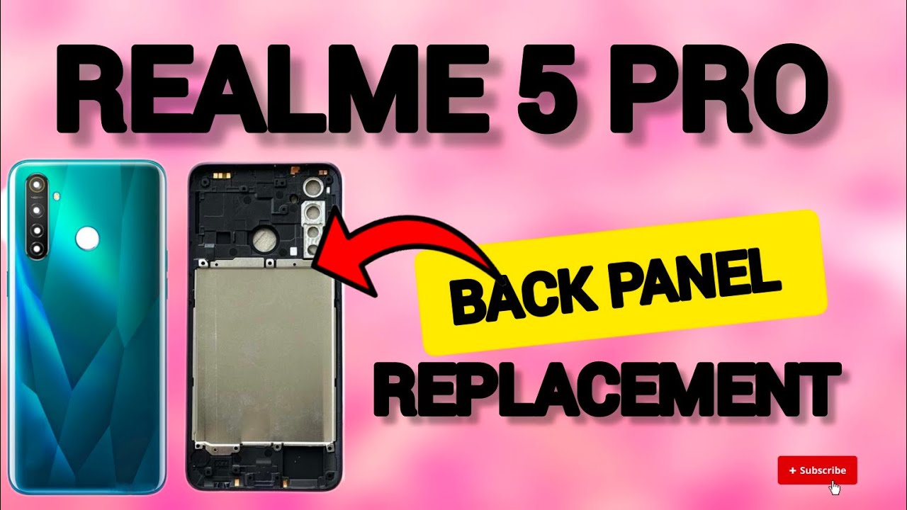 Realme 5 pro back panel replacement | how to remove or replace realme 5 ...