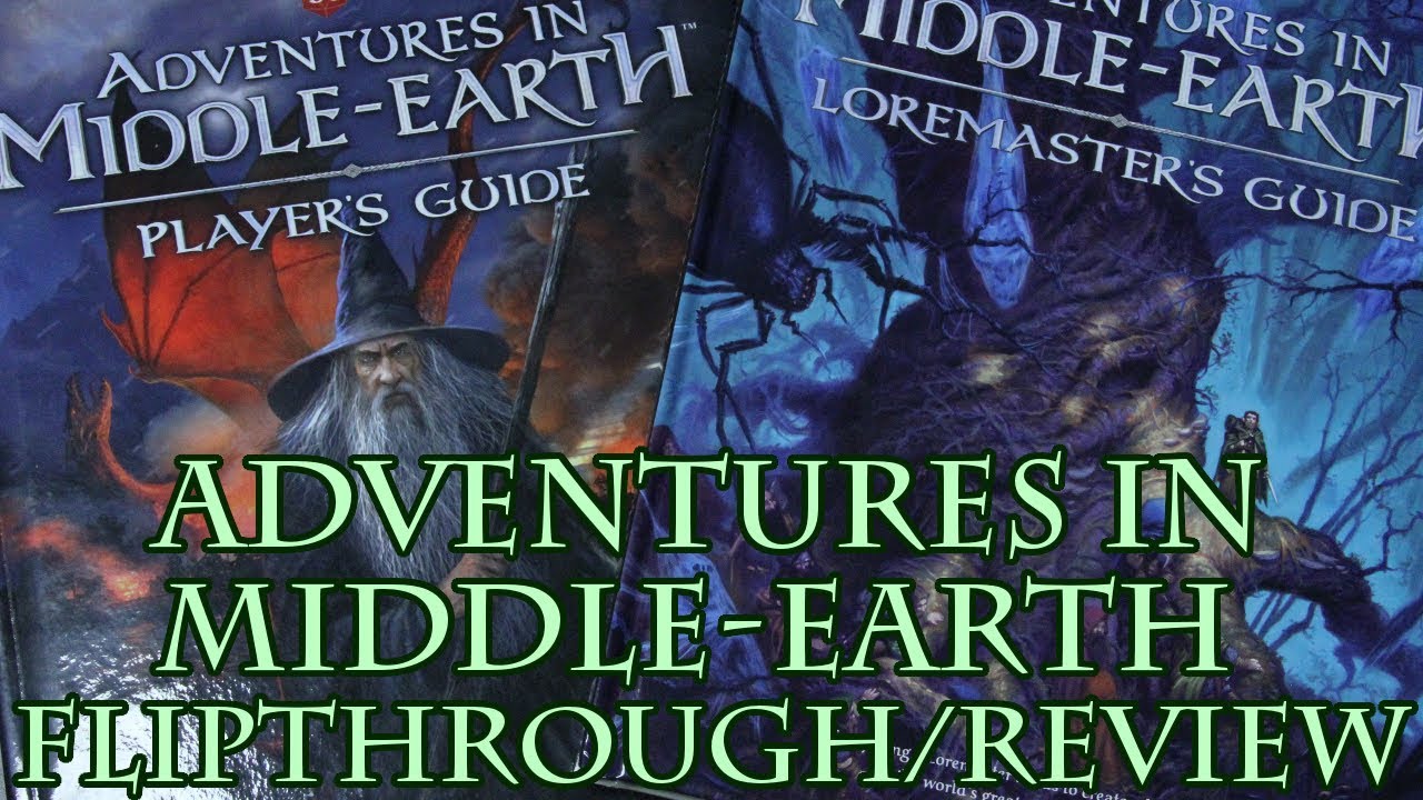 Adventures in Middle-Earth Flipthrough/Review - YouTube