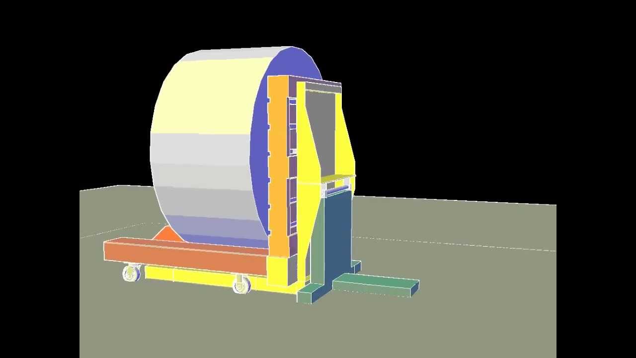 Paper or Metal Roll Tilter / Upender 3/4 - YouTube