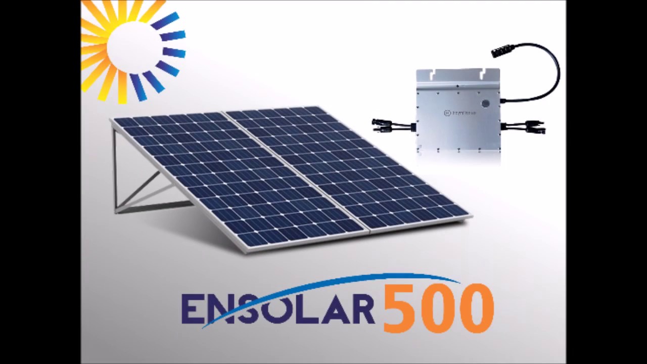 ENSOLAR 500 - Gerador Solar - YouTube