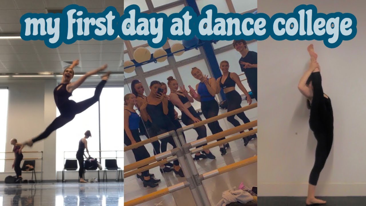 my first day at dance college! - YouTube