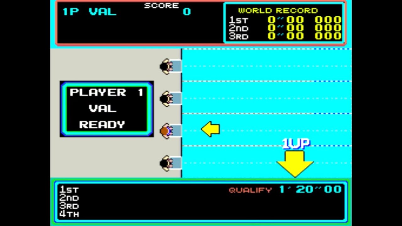 Hyper Sports (Hyper Olympic '84), Konami, 1984 - without cheats - YouTube