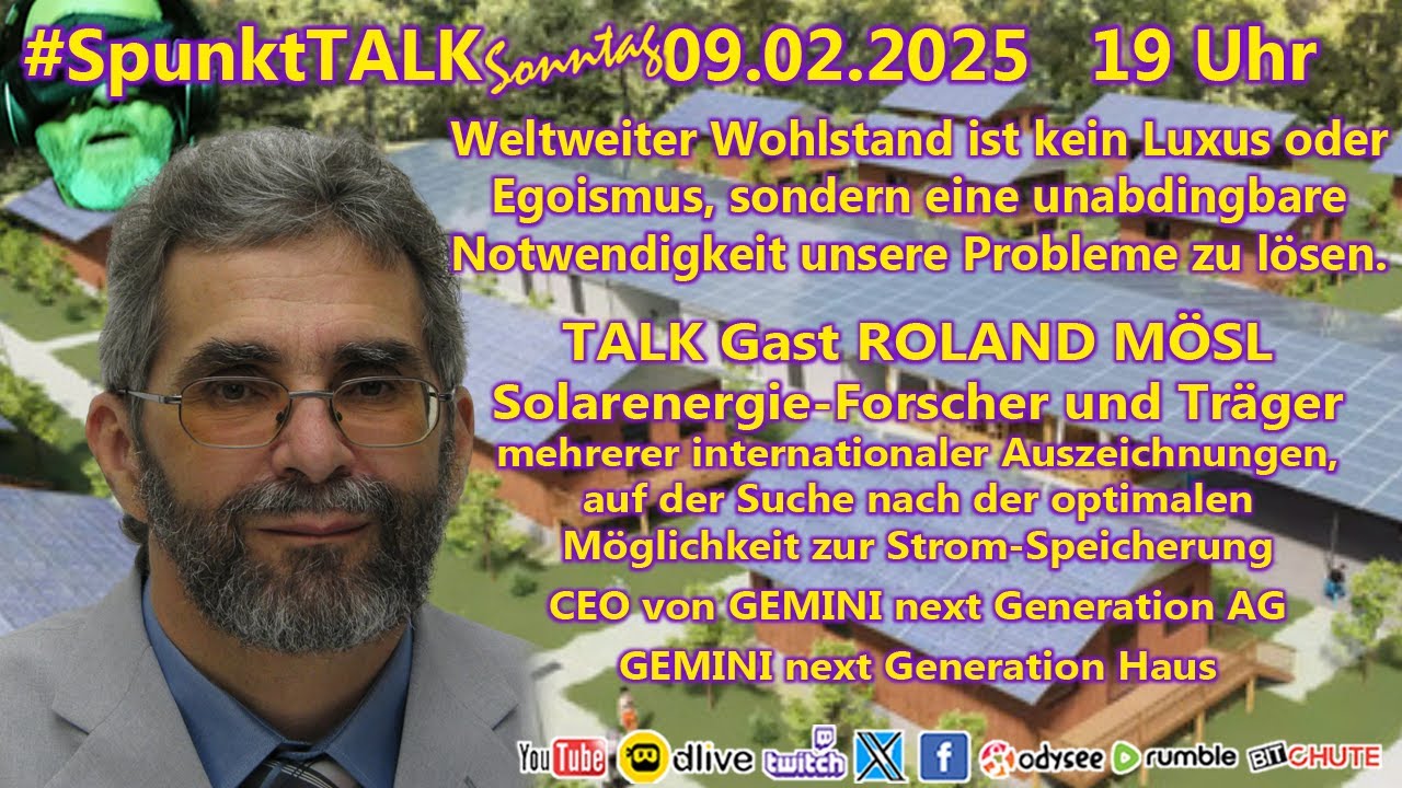 Talk mit ROLAND MÖSL, Österreichischen Solarenergie Forscher und ...