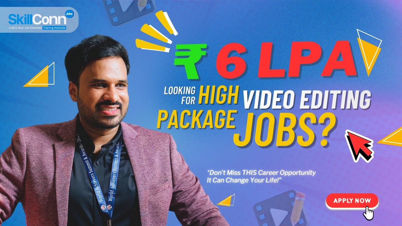 High Package Video Editing Jobs | Best Career Opportunity in Hyderabad ...