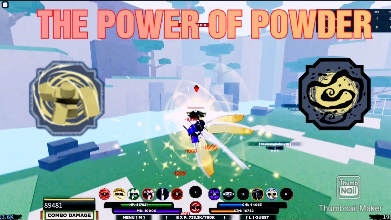 POWDER IS POWERFUL I Shindo Life PVP #34 - YouTube