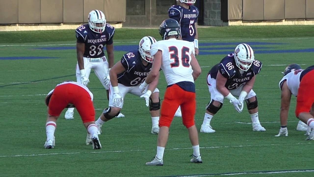 Larson Graham Duquesne Football vs Bucknell 2016 - YouTube