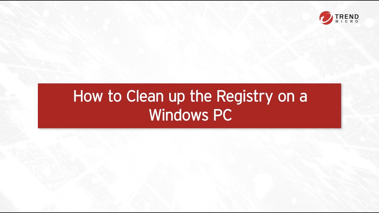 How to Clean Up the Registry on a Windows PC — Cleaner One Pro - YouTube