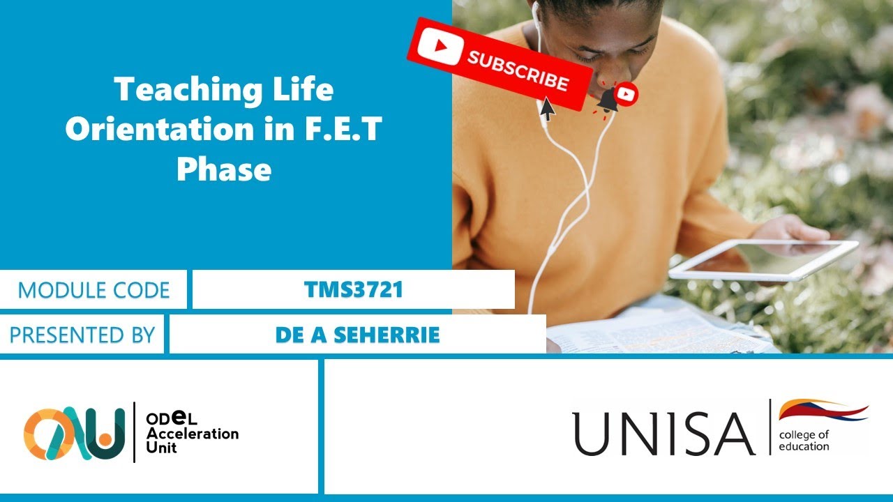TMS3721: Teaching Life Orientation in the FET Phase by Dr A Seherrie ...