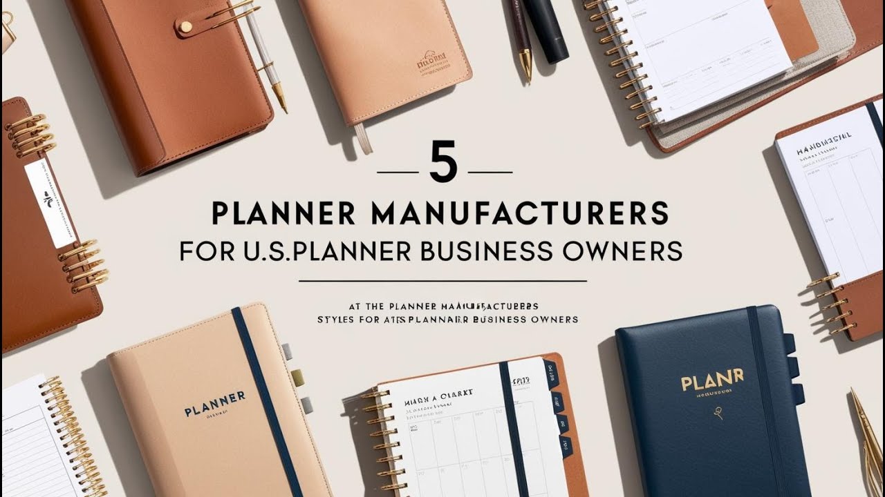 5 Planner Manufacturers for U S Planner Business - YouTube